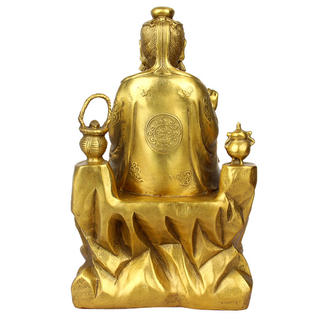 Bronze statue of Sun Simiao, king of medicine, in plainware