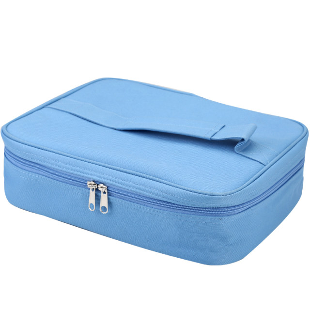 Flat lunch box bag handbag insulated children's lunch box bag large ...