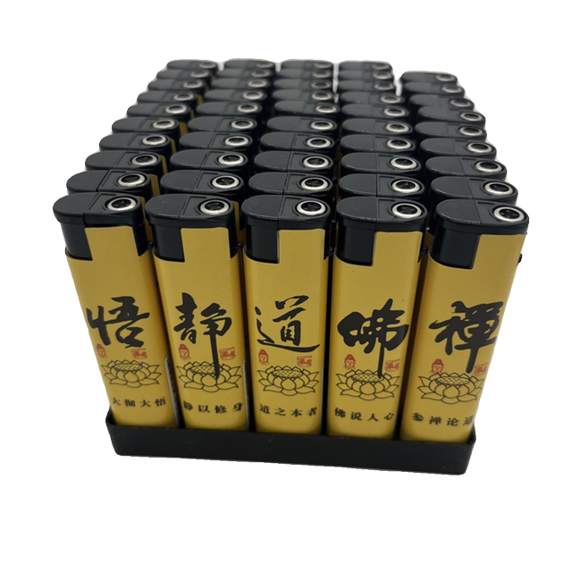 Windproof lighter household disposable plastic lighter convenience ...