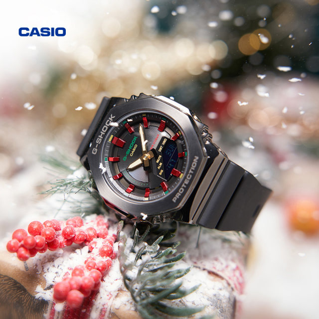 casio Casio flagship store GM-S2100CH Hachioji couple men's and women's watch official G-SHOCK