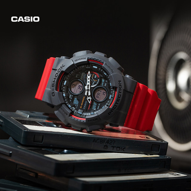 Casio flagship store GA-140 trendy sports waterproof electronic watch ...