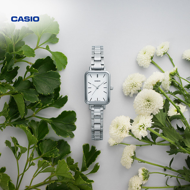 casio Casio watch ladies model student small square exam dedicated LTP-V007 official flagship store