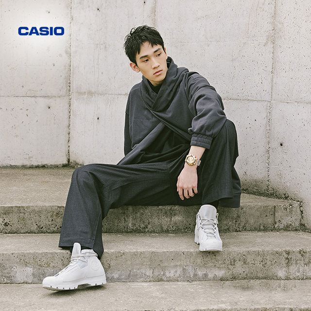 Casio flagship store GM-110SG glacier gold sports electronic watch men ...