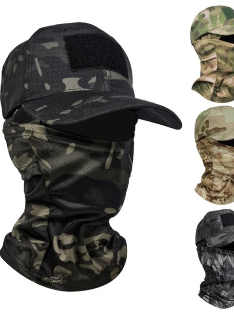 Camouflage baseball cap mask cross-border tactical baseball cap outdoor ...
