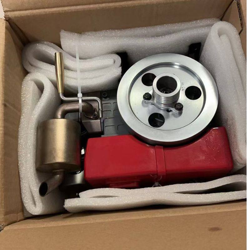 Retro miniature tractor engine startable metal internal combustion ...