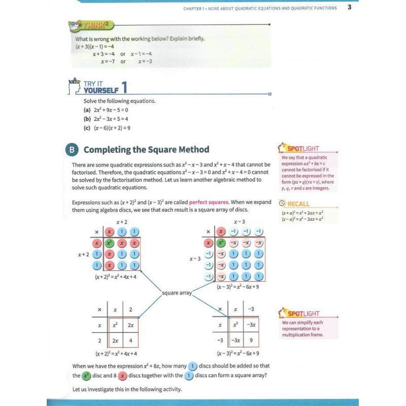 Singapore Secondary School Third Grade Mathematics Textbook ...
