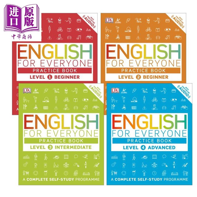 DK English for Everyone Practice Book 1-4 Series New Vision Everyone ...