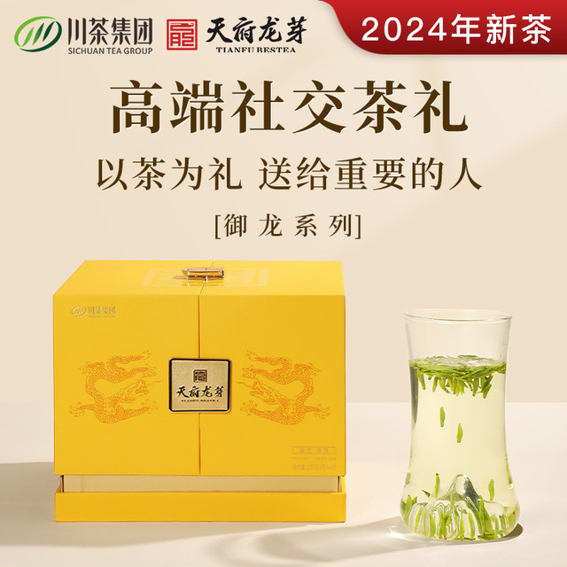 Tianfu Longya Yulong Green Tea 2024 New Tea Mid-Autumn Festival Tea ...