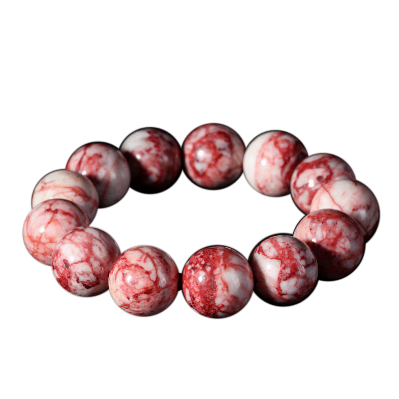 Qianlong Craft Cinnabar Raw Stone Bracelet Natural Raw Stone Chicken ...