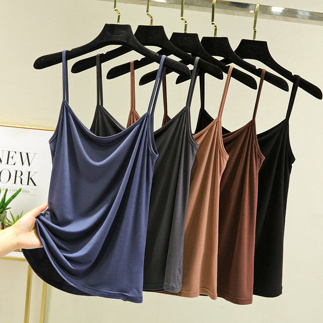 Modal small sling women's summer sleeveless inner wear thin bottoming ...