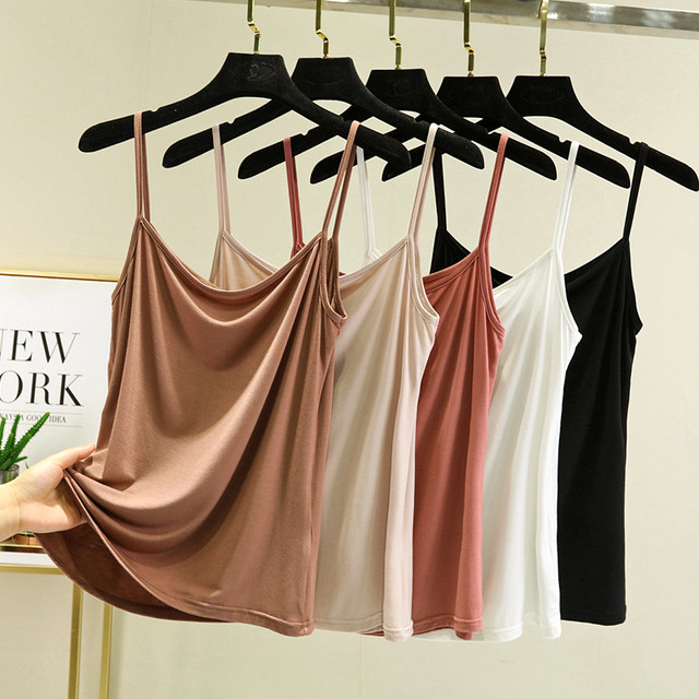 Modal small sling women's summer sleeveless inner wear thin bottoming ...