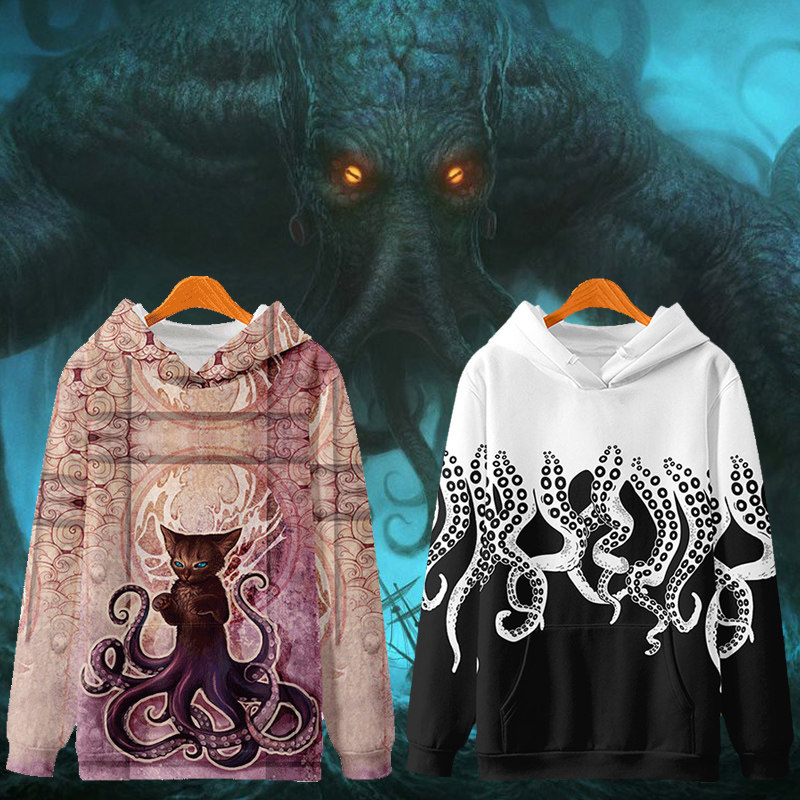 Suéter del mito de cthulhu | abrigo de tentáculo de pulpo lovecraft