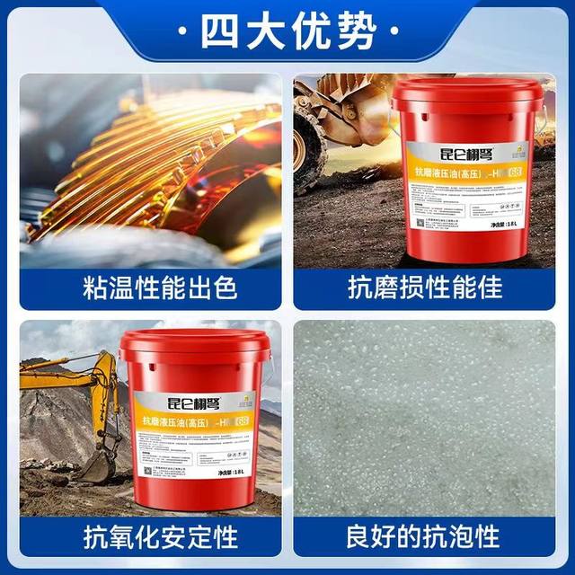Kunlun Xunu low temperature anti-wear hydraulic oil 46# manual forklift Qianjin [Jin equals 0 ...