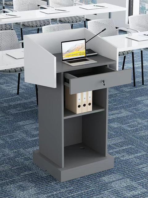 Multi-layer board podium teacher desk solid wood needs customized ...