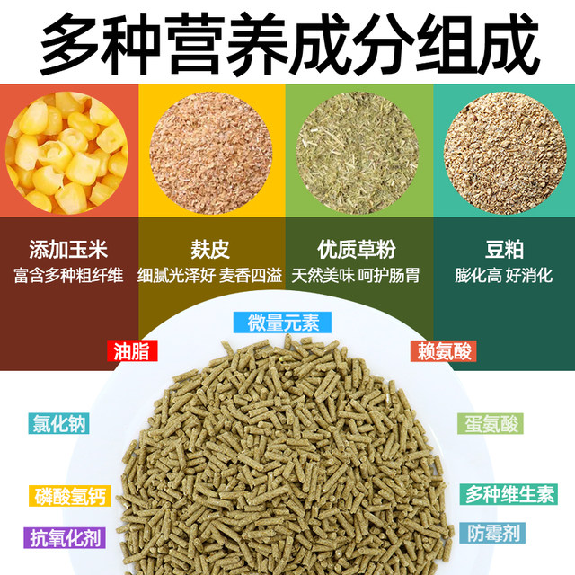 Pet rabbit food rabbit feed adult rabbit young rabbit small rabbit feed ...