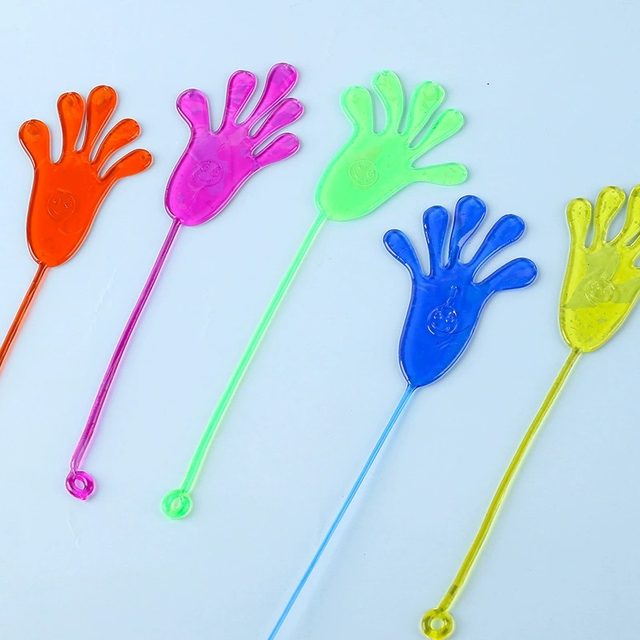 Sticking palm Children's toy telescopic sticky palm sticky hammer ...