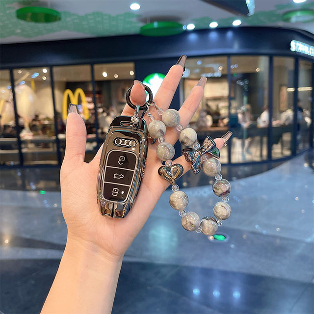 Audi Key Set new A3L/A6L/Q8/Q7/A8L/A7/Q4 car key bag shell buckle men ...