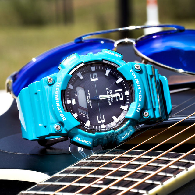 Casio watch solar dual display waterproof multifunctional outdoor ...
