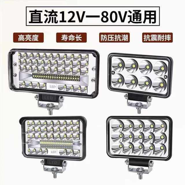 Truck LED spotlight 12v24v strong light super bright excavator ...