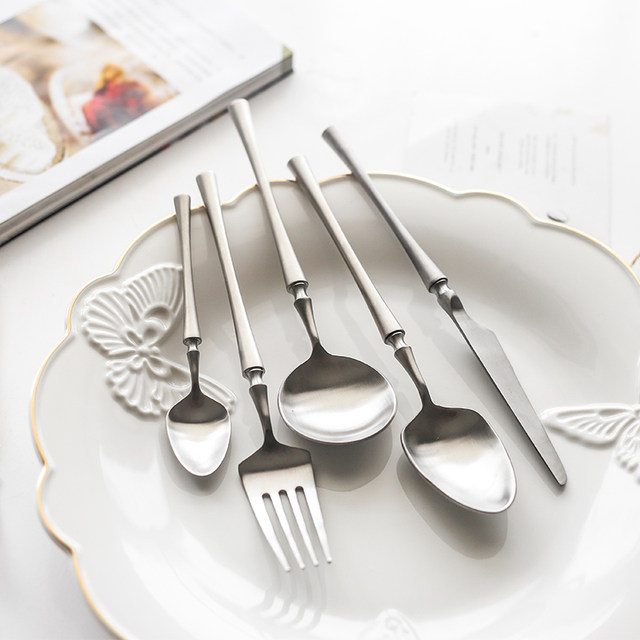 GH Export European and American European Creative Hotel Western Food Tableware Set Brushed 304 ...