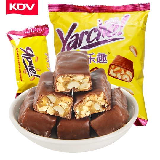 Bonbon Kdv Chocolat-Beurre de Cacahuète - Importation Russe - 500g