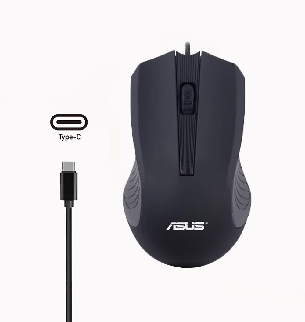 ASUS wired mouse Type-c interface typec thunderbolt silent universal ...