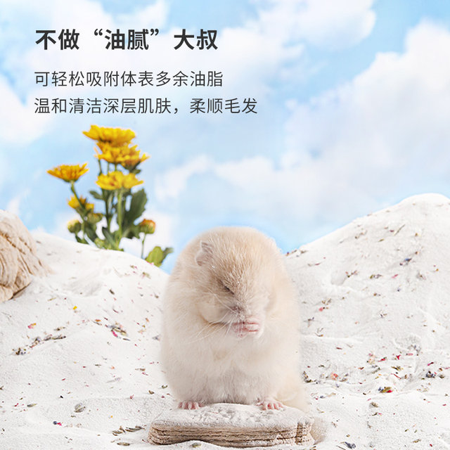 Kano Hamster Bath Sand Sterilization Deodorization Golden Bear Bath Special Bath Products Toilet ...