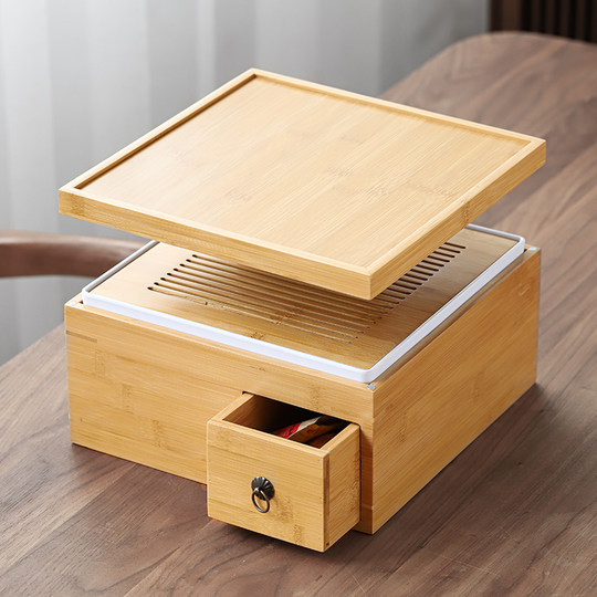 Japanese-Style Dry Bubble Large Tea Tray - Kung Fu Tea Set