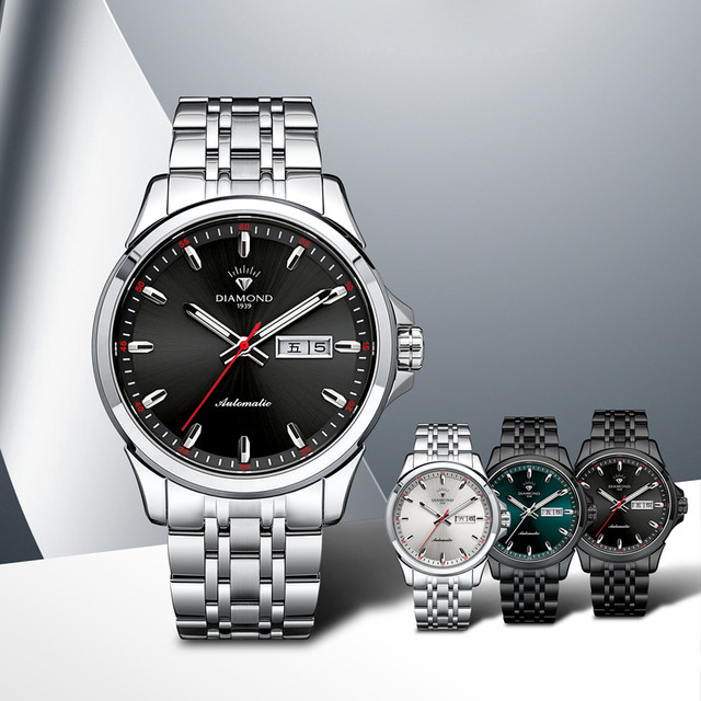 Shanghai Watch Men's Automatic Mechanical Watch Luminous Calendar ...