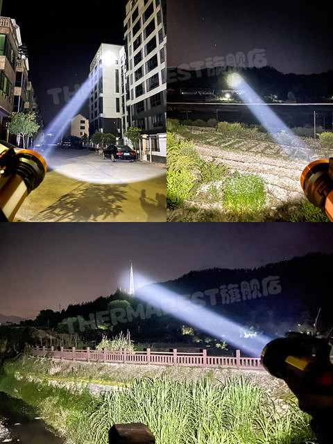 Flashlight strong light rechargeable ultra-bright outdoor long-range ...