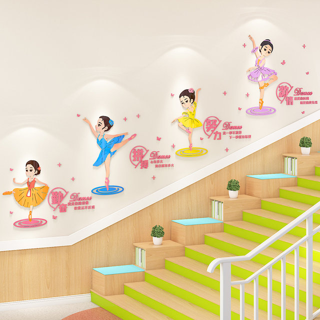 Kindergarten Dance Music Room Wall Decoration Ring Children's Art ...