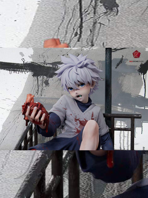 Red Stone Killua Figure Full-time Hunter Figure Killua Beats Dike ...