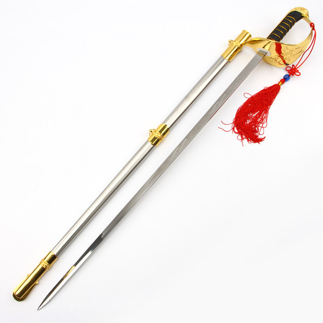 Stainless steel flag -raising command sword European -style western ...