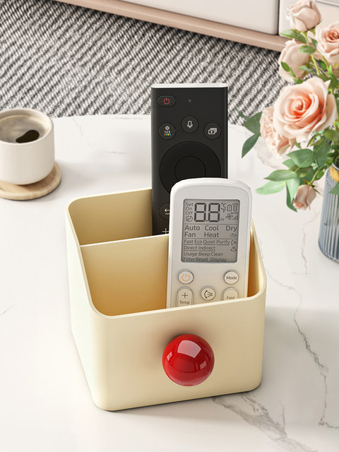 Remote control box storage box living room Creative desktop TV air ...