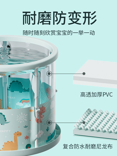 Swimming bucket newborn infant household bath bucket foldable ...