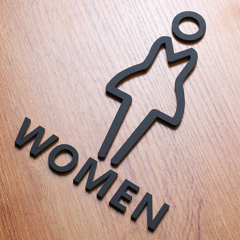 Custom Creative Toilet Restroom Signs