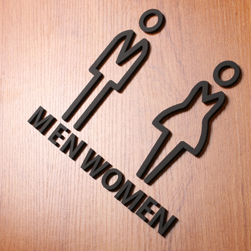 Custom Creative Toilet Restroom Signs