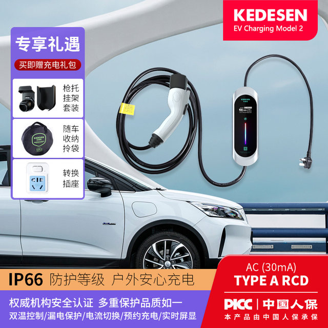 Emgrand GSe EV GE Borui New Energy Vehicle Charger Home Portable Charging Gun No Grounding 3.3kw