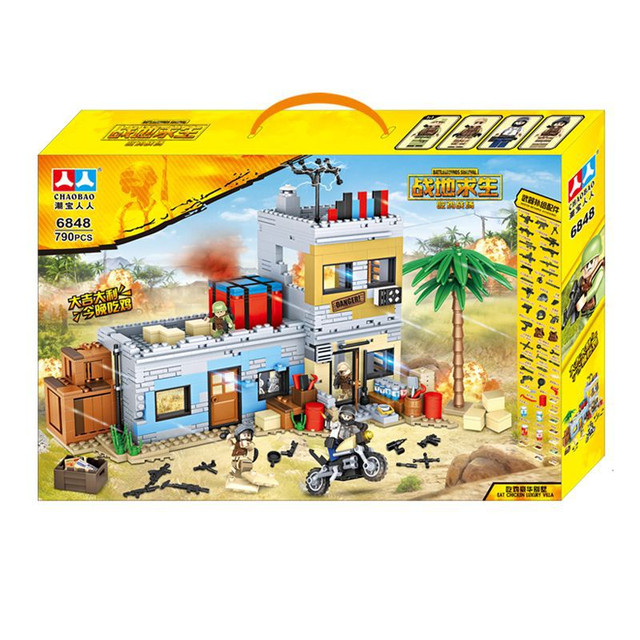 2024 building blocks puzzle assembly boys eating chicken series ...