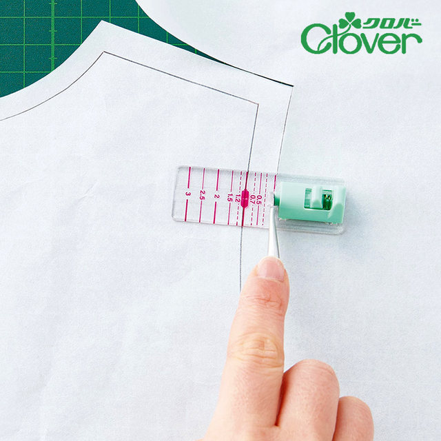 Japan imported Coca-Cola Clover seam edge cutting ruler for sewing seam ...