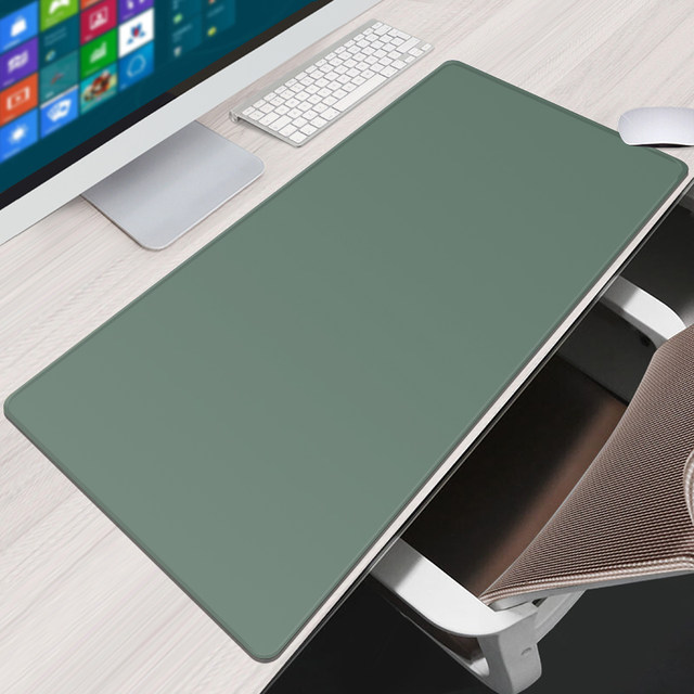 Black mouse pad super large waterproof large size computer desk pad ...