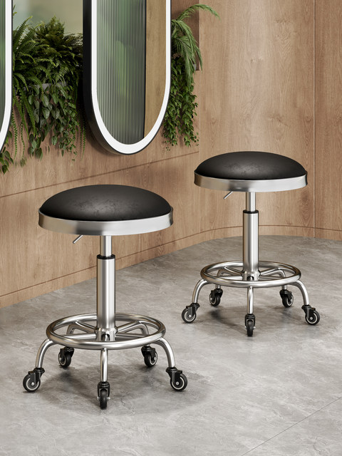 Beauty stool, special large work stool for beauty salon, lift pulley ...