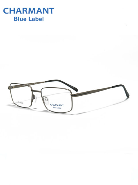 CHARMANT men's titanium alloy full frame business lightweight frame can ...