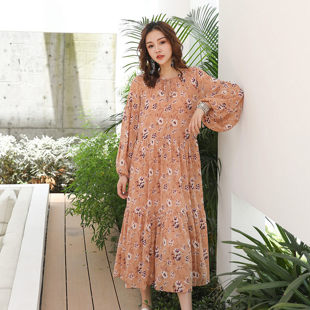 Hainan vacation European and American style lady dress summer sun ...