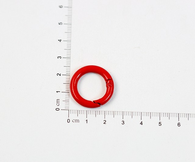 DIY jewelry accessories 25mm metal paint color card ring spring open ...