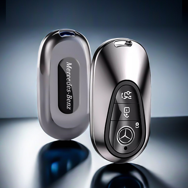 24 Mercedes-Benz e300l key covers new c-class C200L shell C260 car S-class s400 high-end GLC300 ...