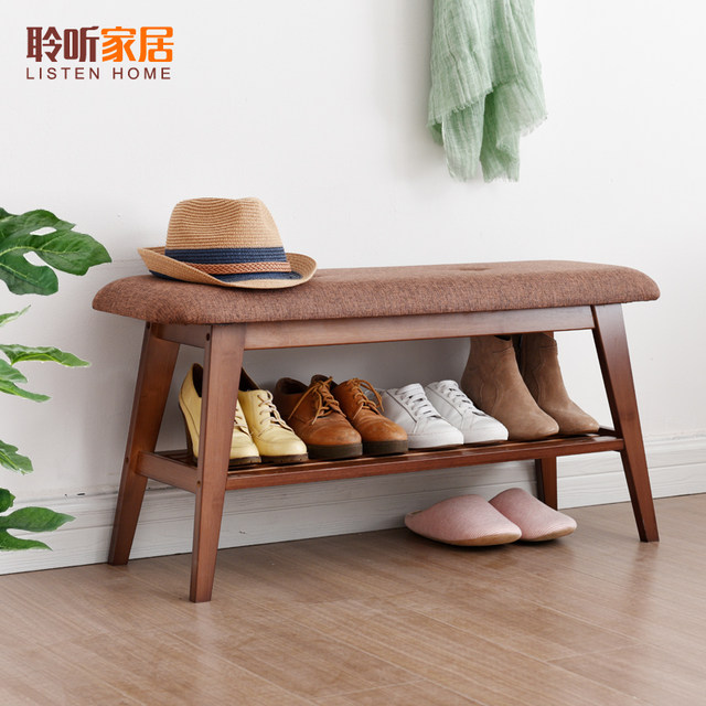 Shoe changing stool simple modern storage stool home shoe cabinet low ...
