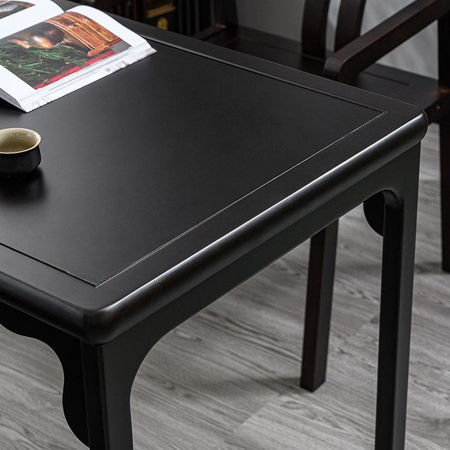 New Chinese style solid wood tea table Zen tea room table home office ...