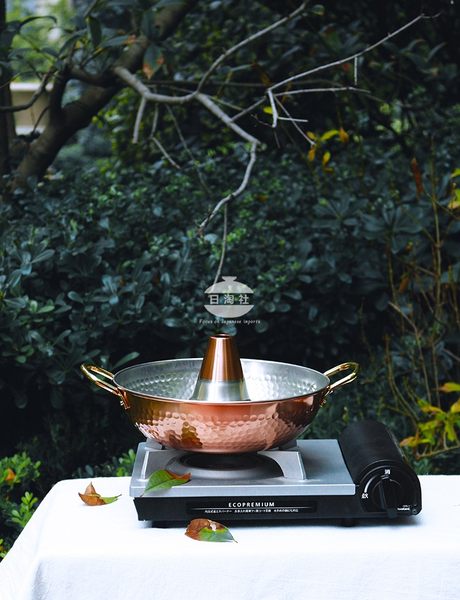 Japan Imported Design Direct Fire Copper Hot Pot For Mutton Shabu-Shabu ...