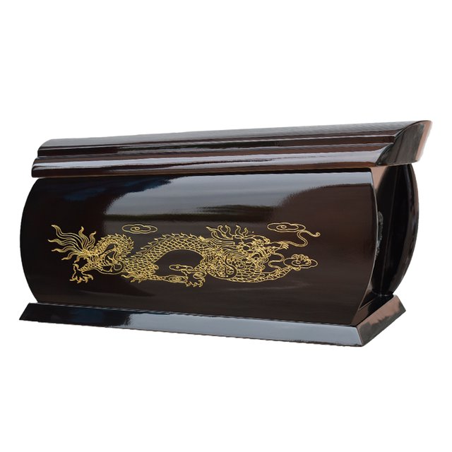 Love has no end, high-end dragon and phoenix small coffin, mortise and ...